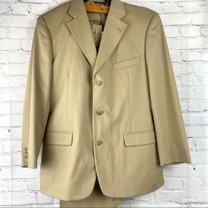 Brooks Brothers | Suits & Blazers | Brooks Stretch Tan Suit 42l Jacket ...